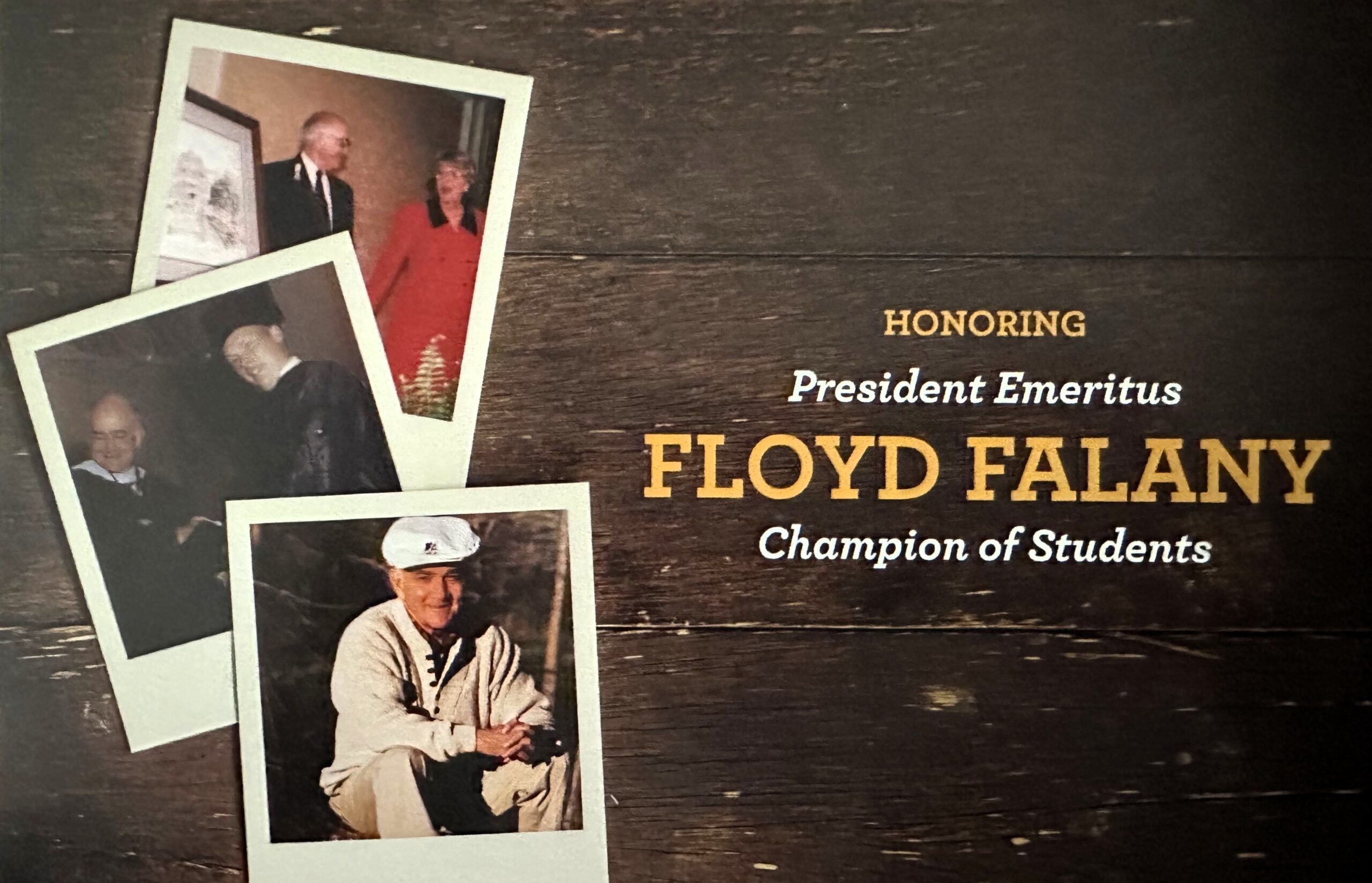Memorial Giving Honors Dr. Falany - Reinhardt University