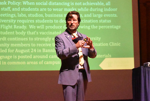 President Mark Roberts opens 2021-22 with State of the University ...