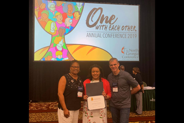 Ariel Murphy ‘20 honored for evangelistic efforts - Reinhardt University