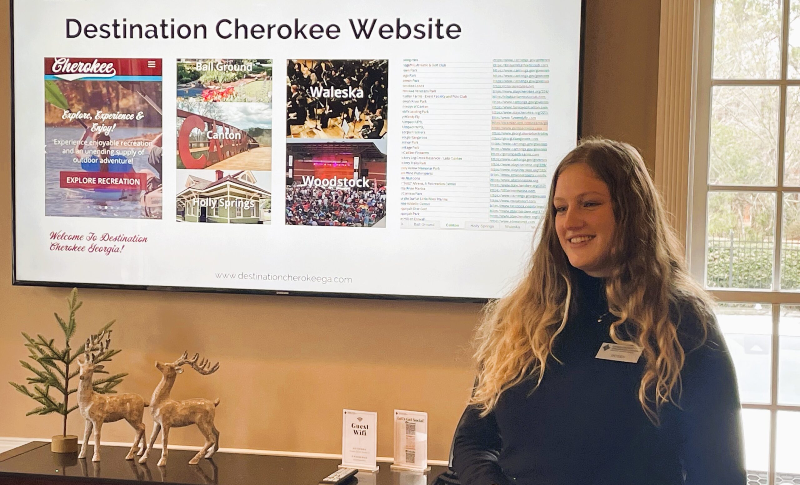 Internship Connects Student Talent with County Tourism - Reinhardt ...