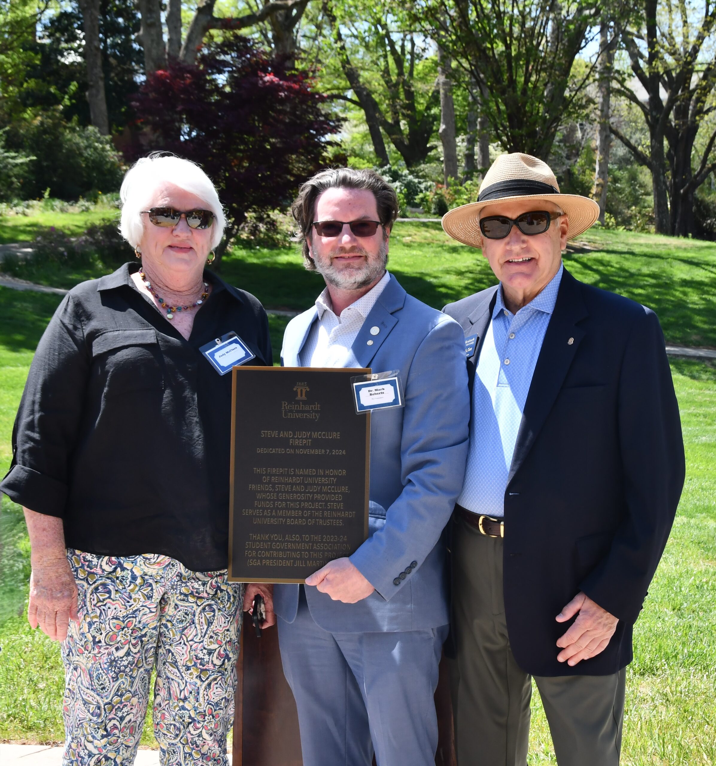 A Place to Gather: Reinhardt Dedicates Cobb Commons and McClure Fire ...